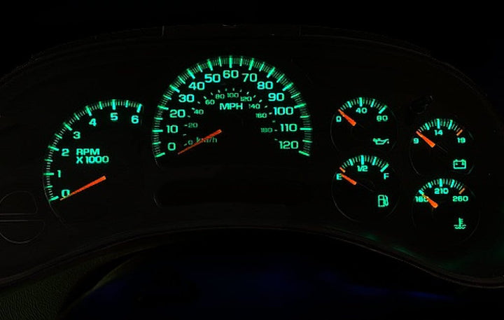 Green LED Lights Instrument Cluster | GM & Chevy 03-06 - ISS Auto